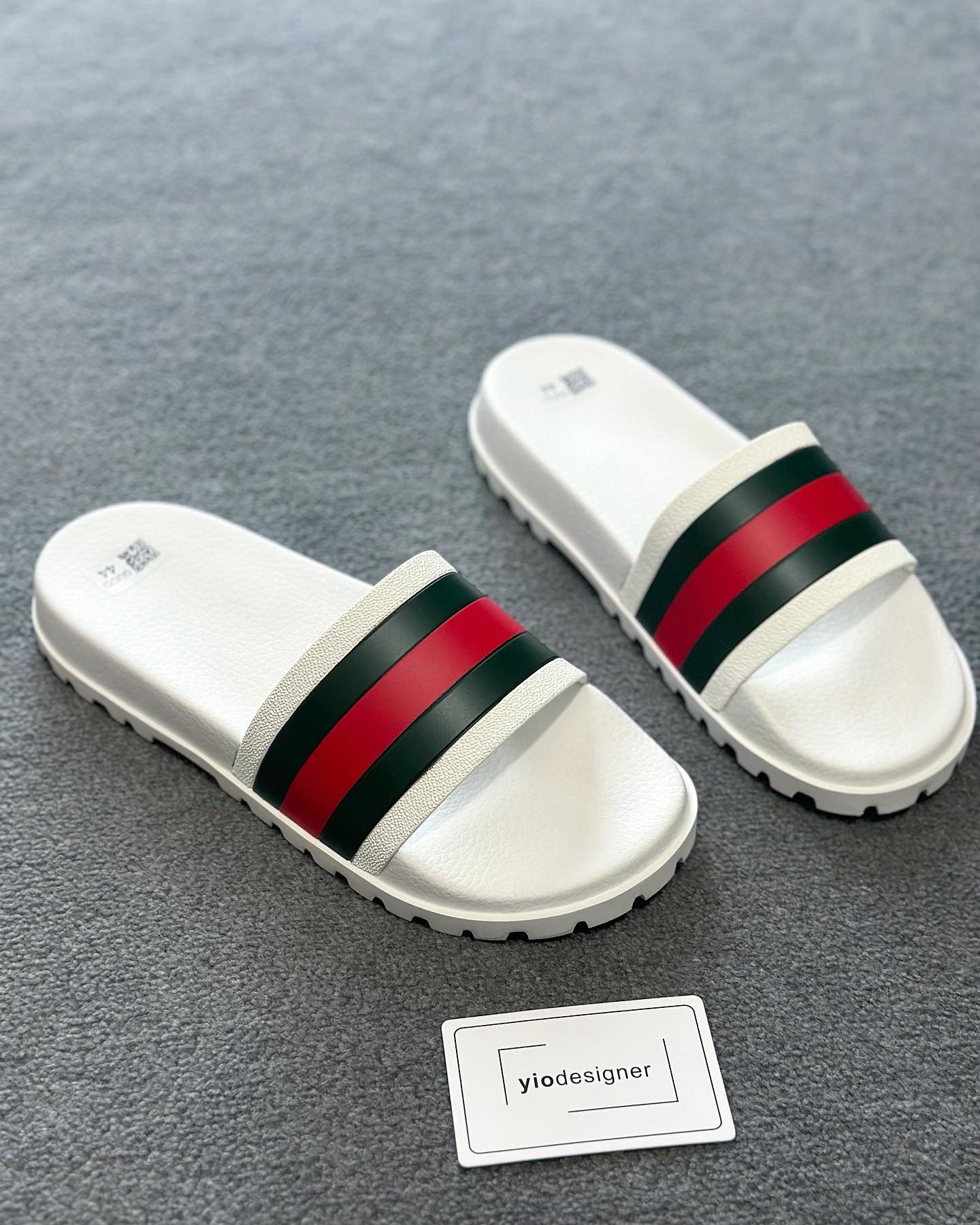 Gucci slider white – Yiodesigner